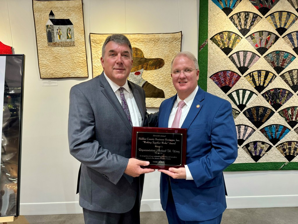 WORKING TOGETHER WORKS AWARD PRESENTED TO MICHAEL WRAY - Halifax County ...